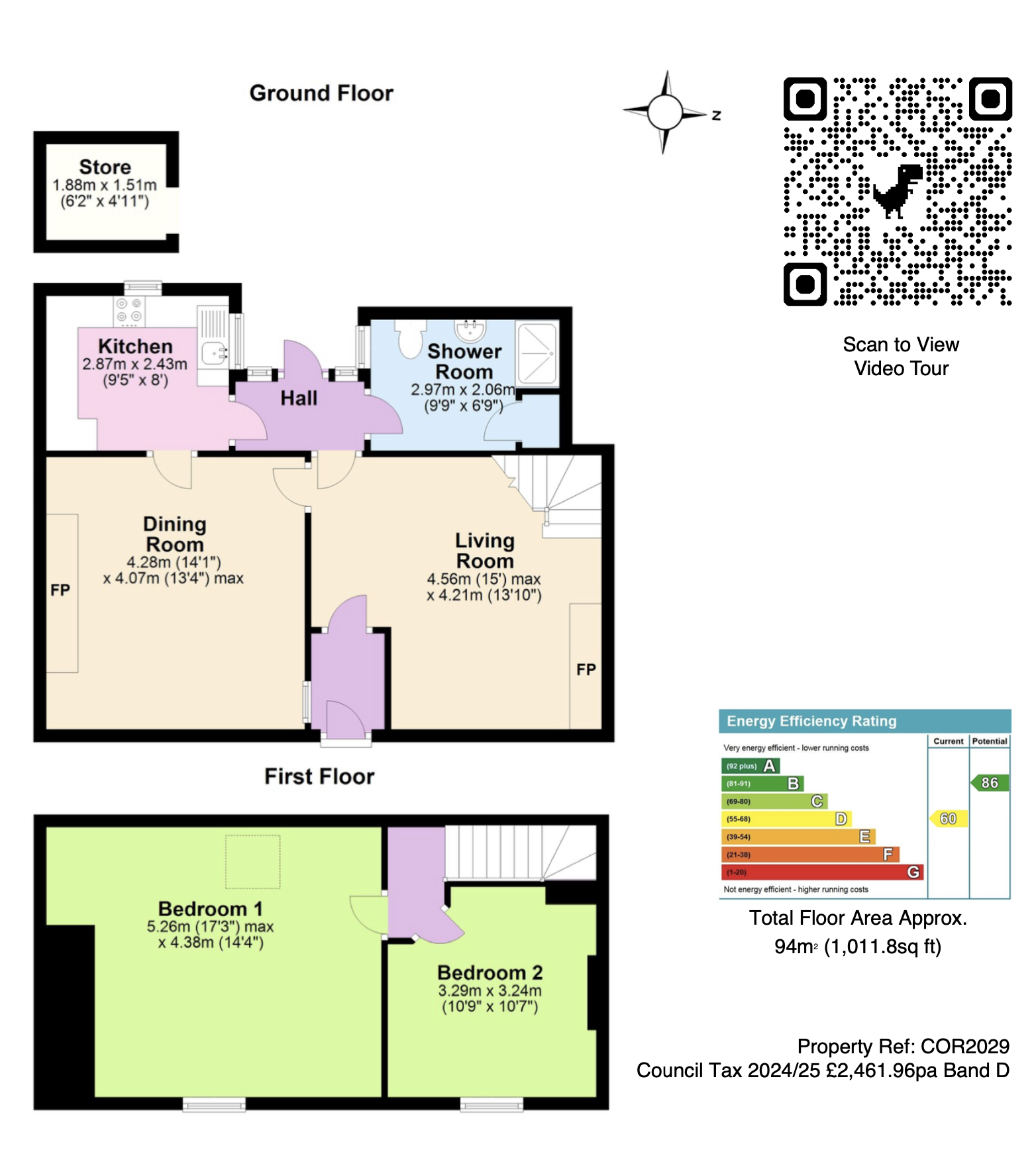 Terraced House for sale in CORFE CASTLE BH20 5EQ | Corbens Estate Agents